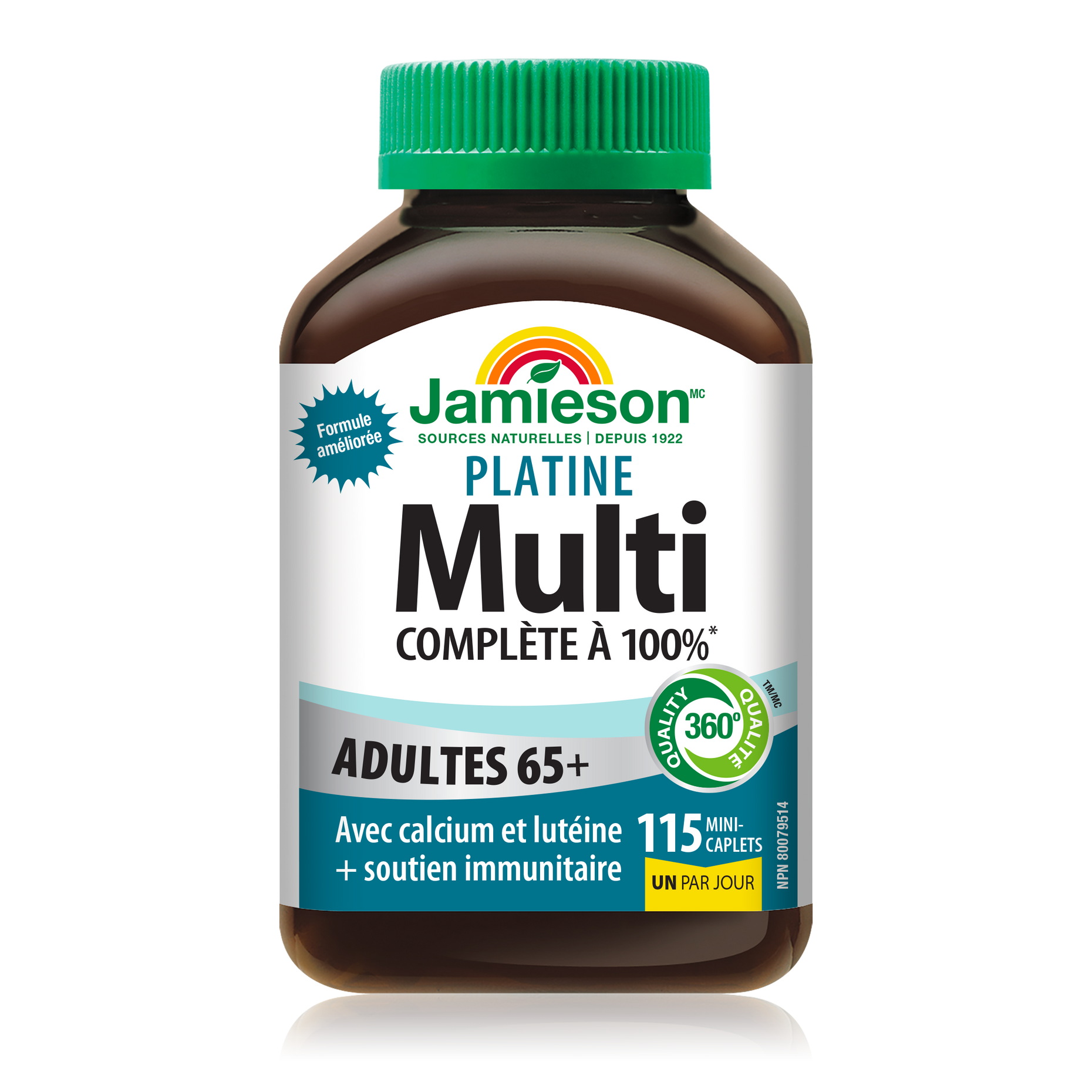 Jamieson 100% Complete Platinum Multi | Multivitamin for Adults 65 ...