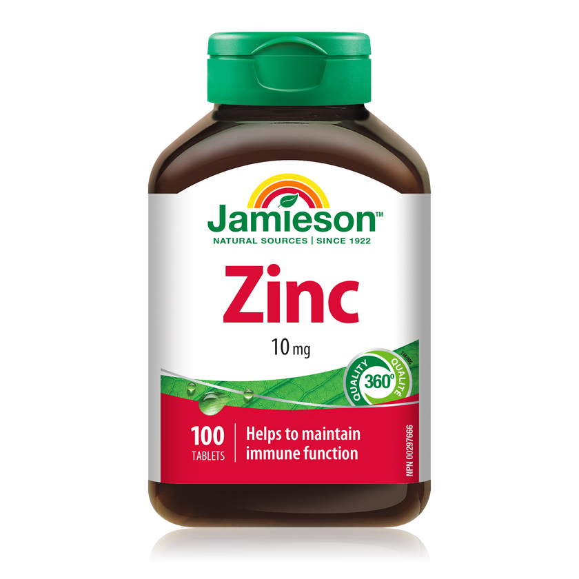 Zinc Tablets 10 mg: Immune Support | Shop Jamieson – Jamieson Vitamins