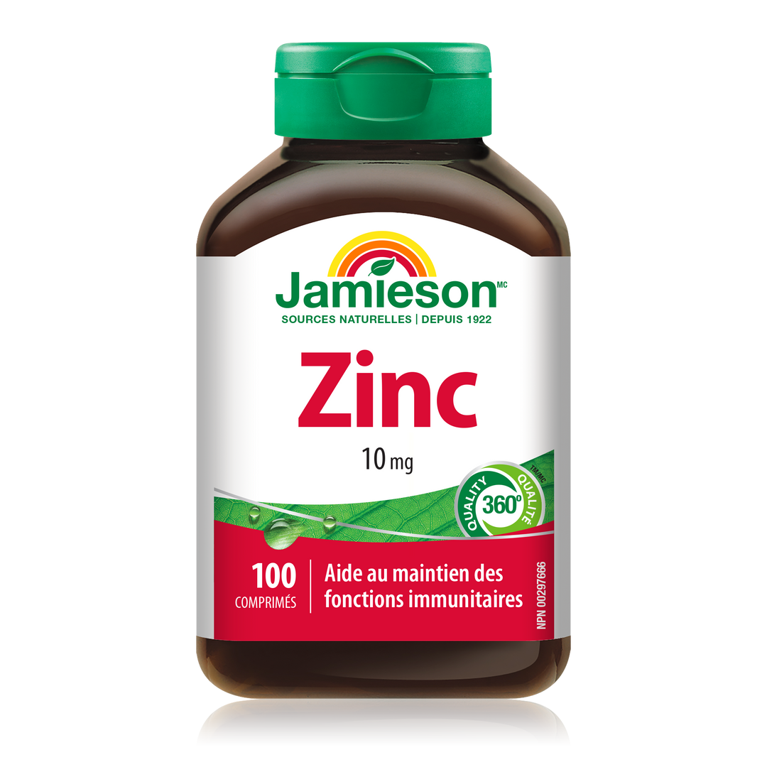 Zinc Tablets 10 mg: Immune Support | Shop Jamieson – Jamieson Vitamins