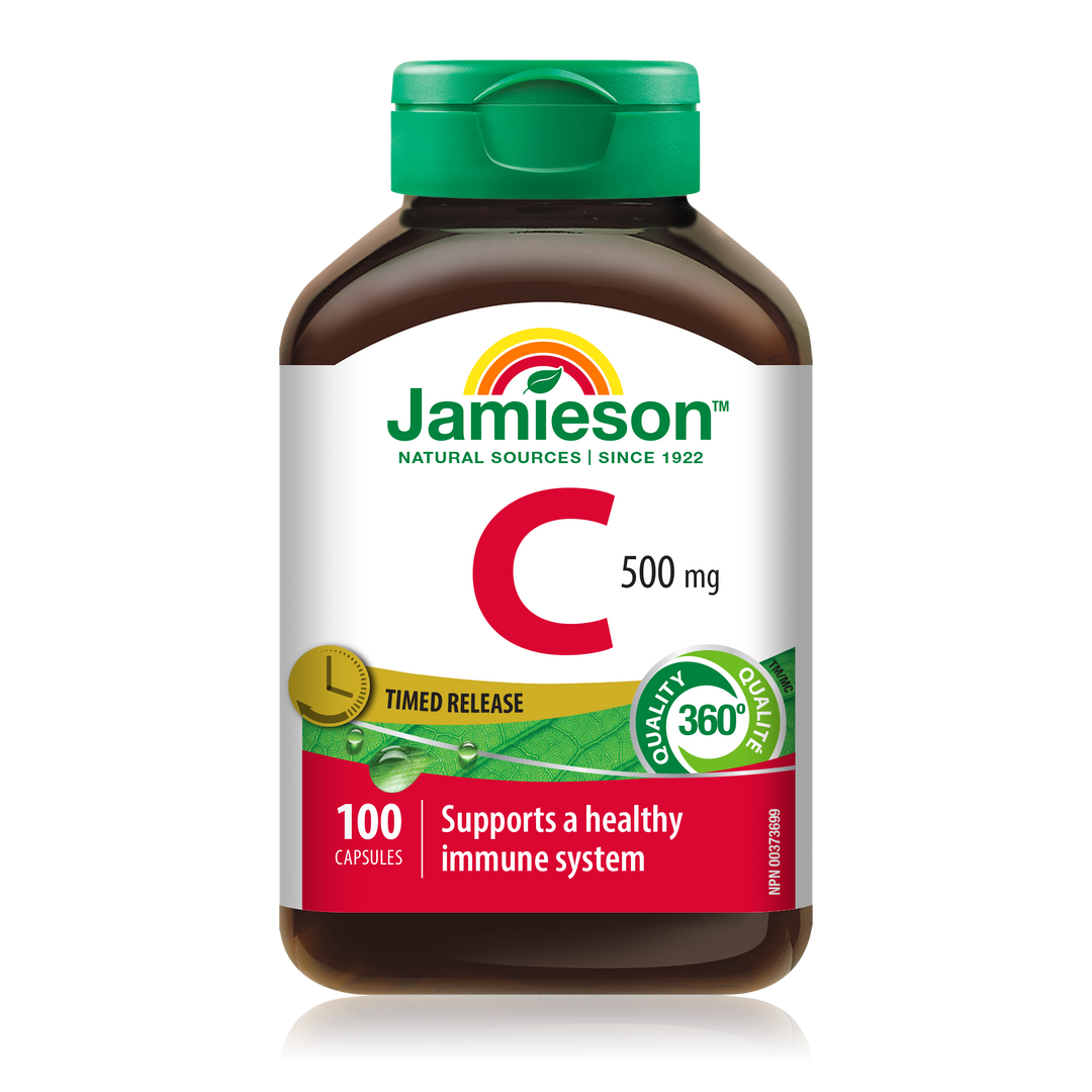 Vitamin C 500 mg | Timed Release | Capsules – Jamieson Vitamins