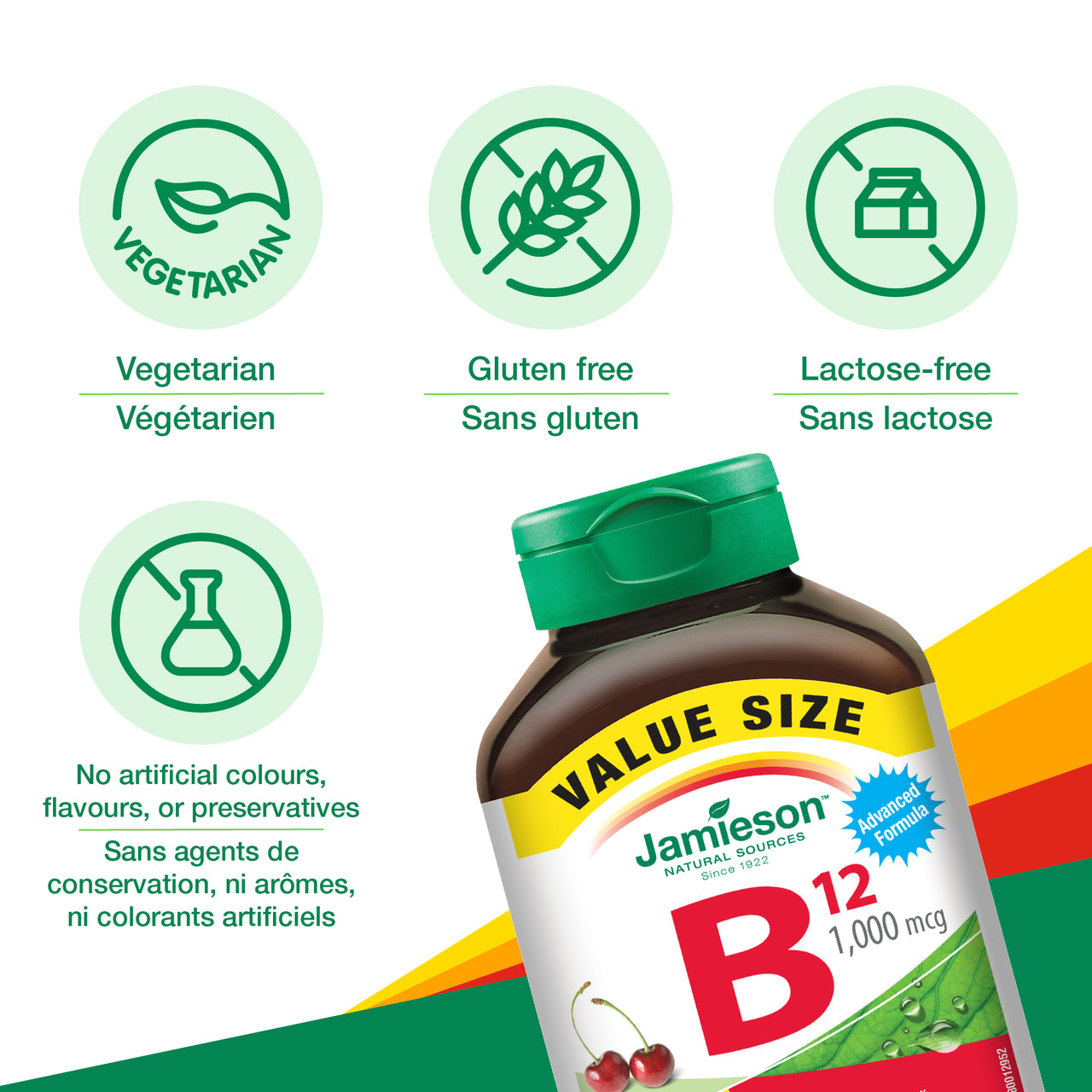Jamieson Vitamin B12 1,000 mcg Fast‑Dissolving Tablets – Jamieson Vitamins