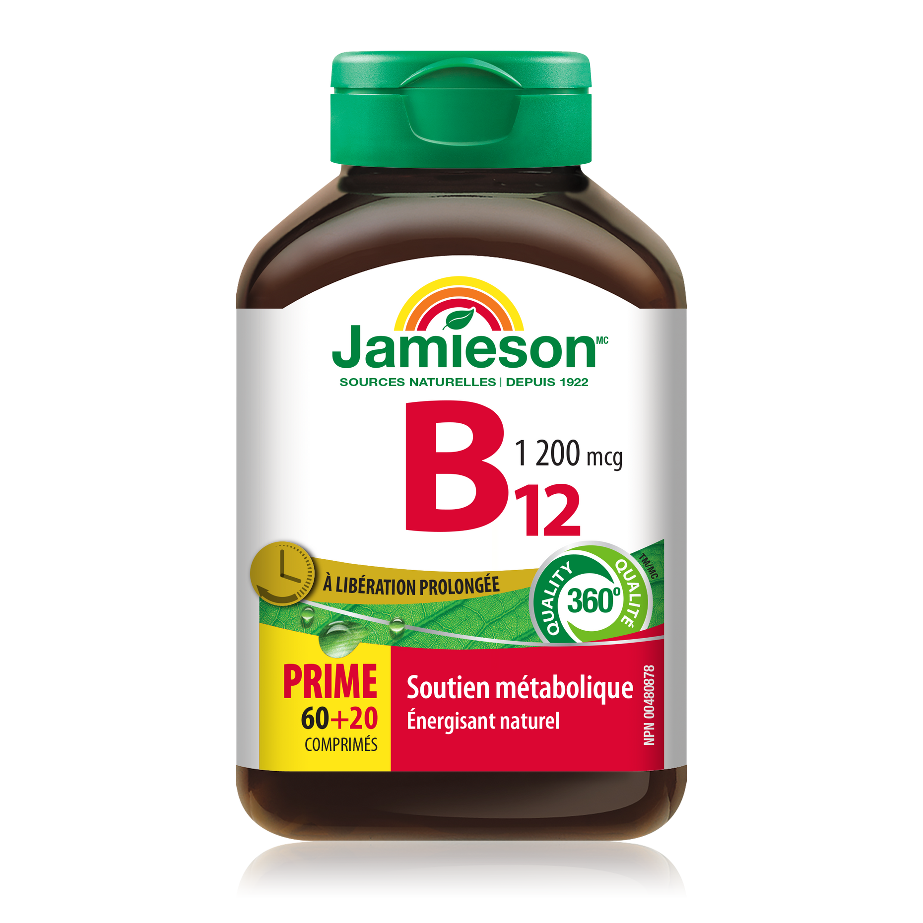 Vitamin B12 | 1,200mcg | Methylcobalamin | Timed Release – Jamieson ...