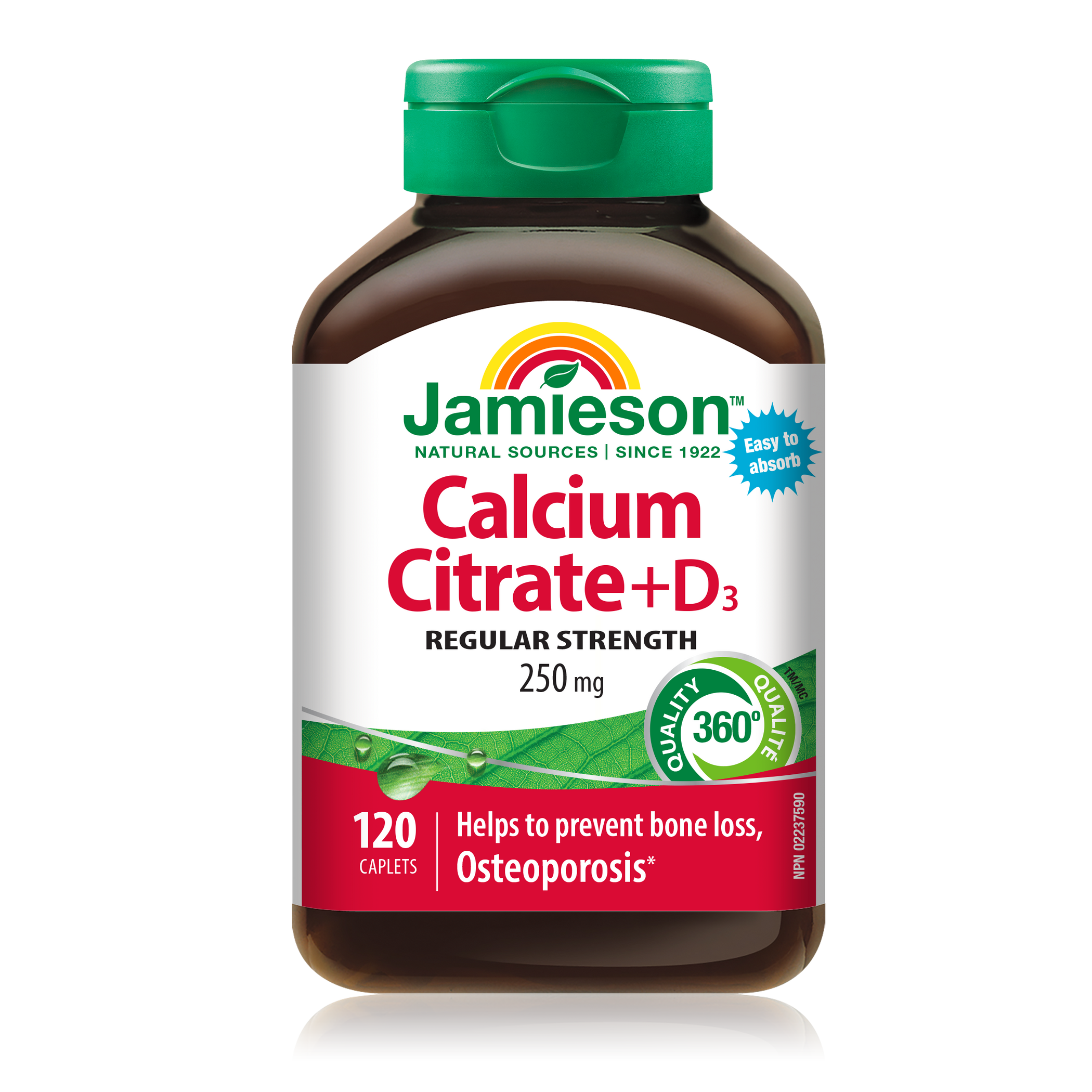 Calcium Citrate & Vitamin D3 | Jamieson Bone Health Supplements ...