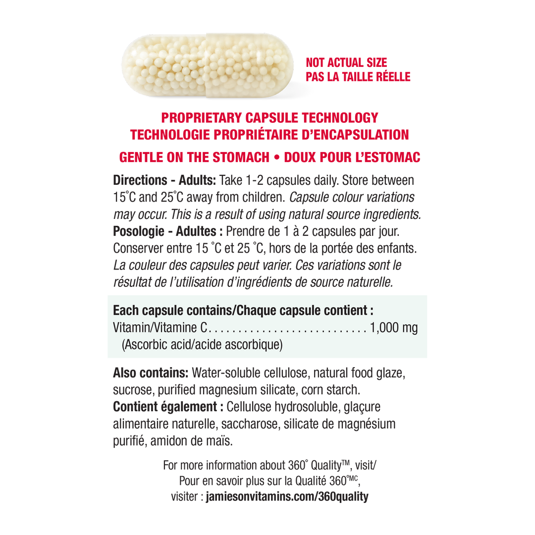 Exxtra-C Timed Release Vitamin C: Vegetarian Capsules | Shop Jamieson ...