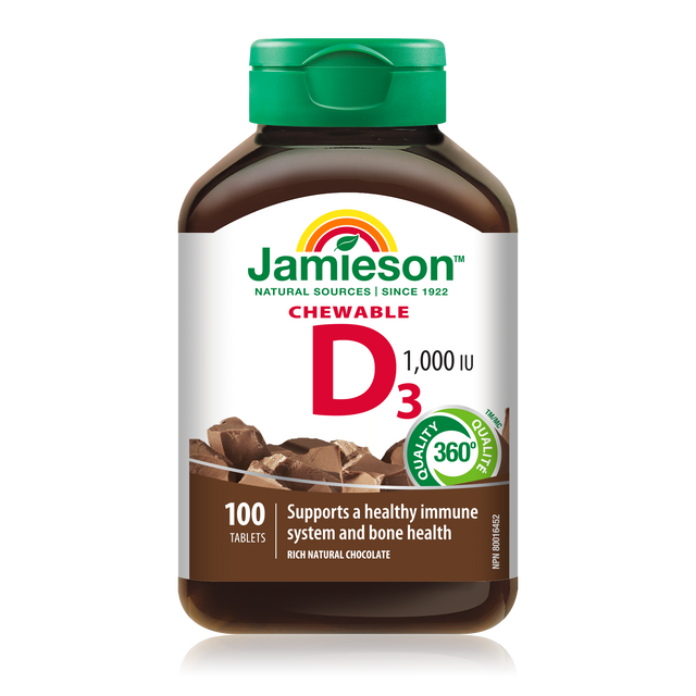 Vitamin D Chewables: Immune & Bone Support | Shop Jamieson – Jamieson ...
