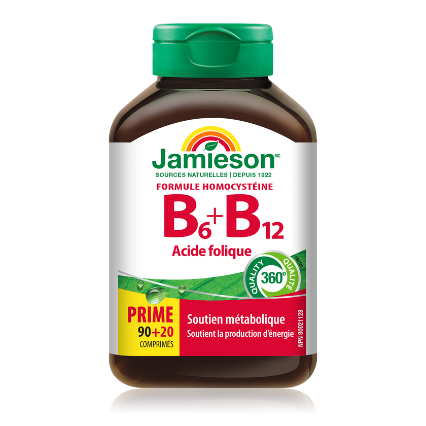 Vitamin B6, Vitamin B12 & Folic Acid – Jamieson Vitamins