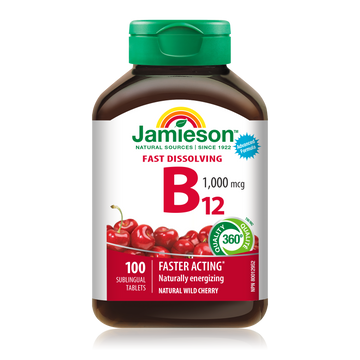 Jamieson Vitamin B12 1,000 mcg Fast‑Dissolving Tablets – Jamieson Vitamins