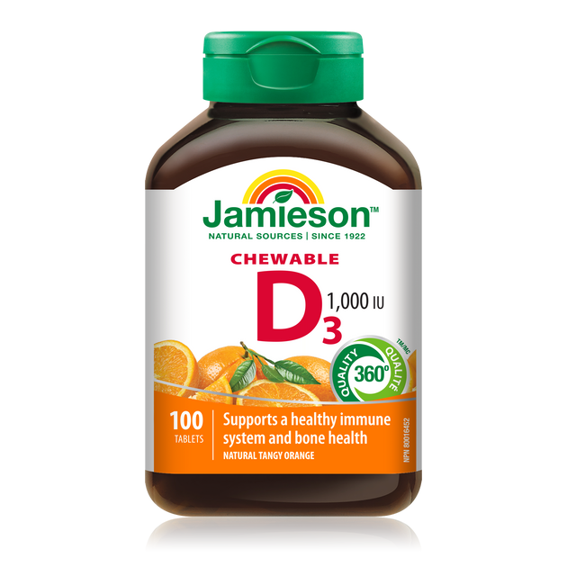 Vitamin D Chewables: Immune & Bone Support | Shop Jamieson – Jamieson ...