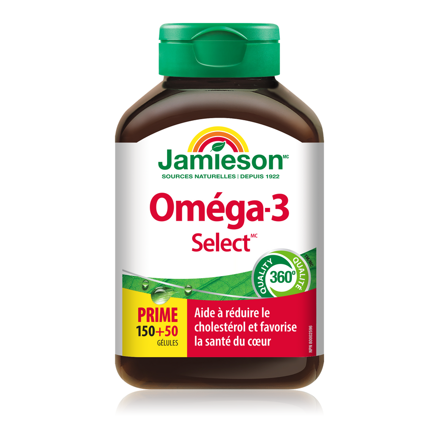 Omega-3 Select 1,000 mg – Jamieson Vitamins