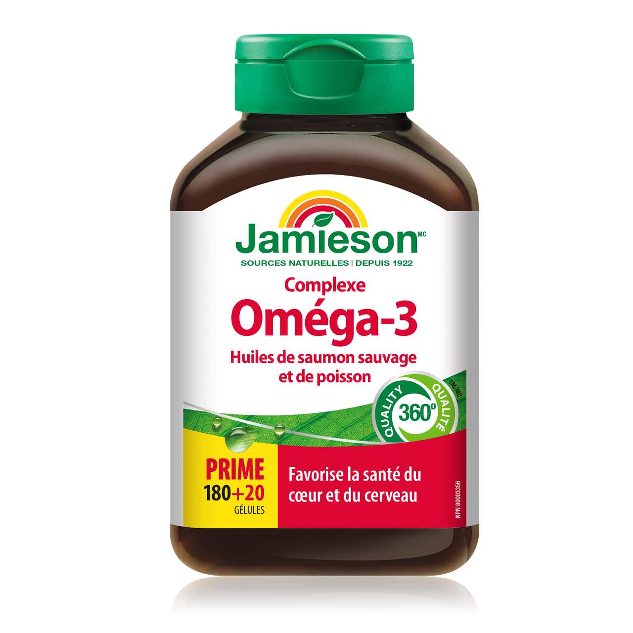 Omega-3 Complex | 1,000mg | Wild Salmon & Fish Oils – Jamieson Vitamins