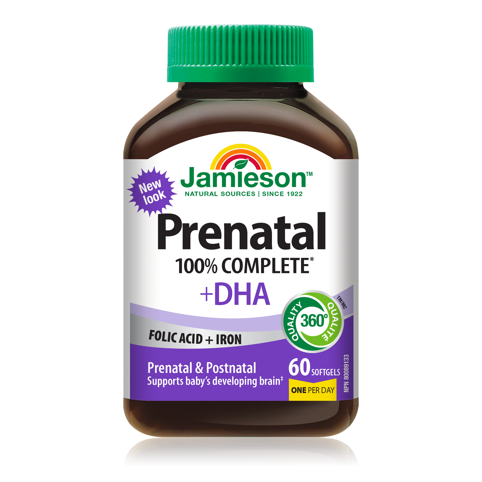 100% Complete Prenatal Multivitamin with DHA – Jamieson Vitamins