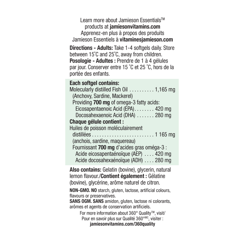 Extra-Strength Omega-3, No Fishy Aftertaste | Shop Jamieson – Jamieson ...