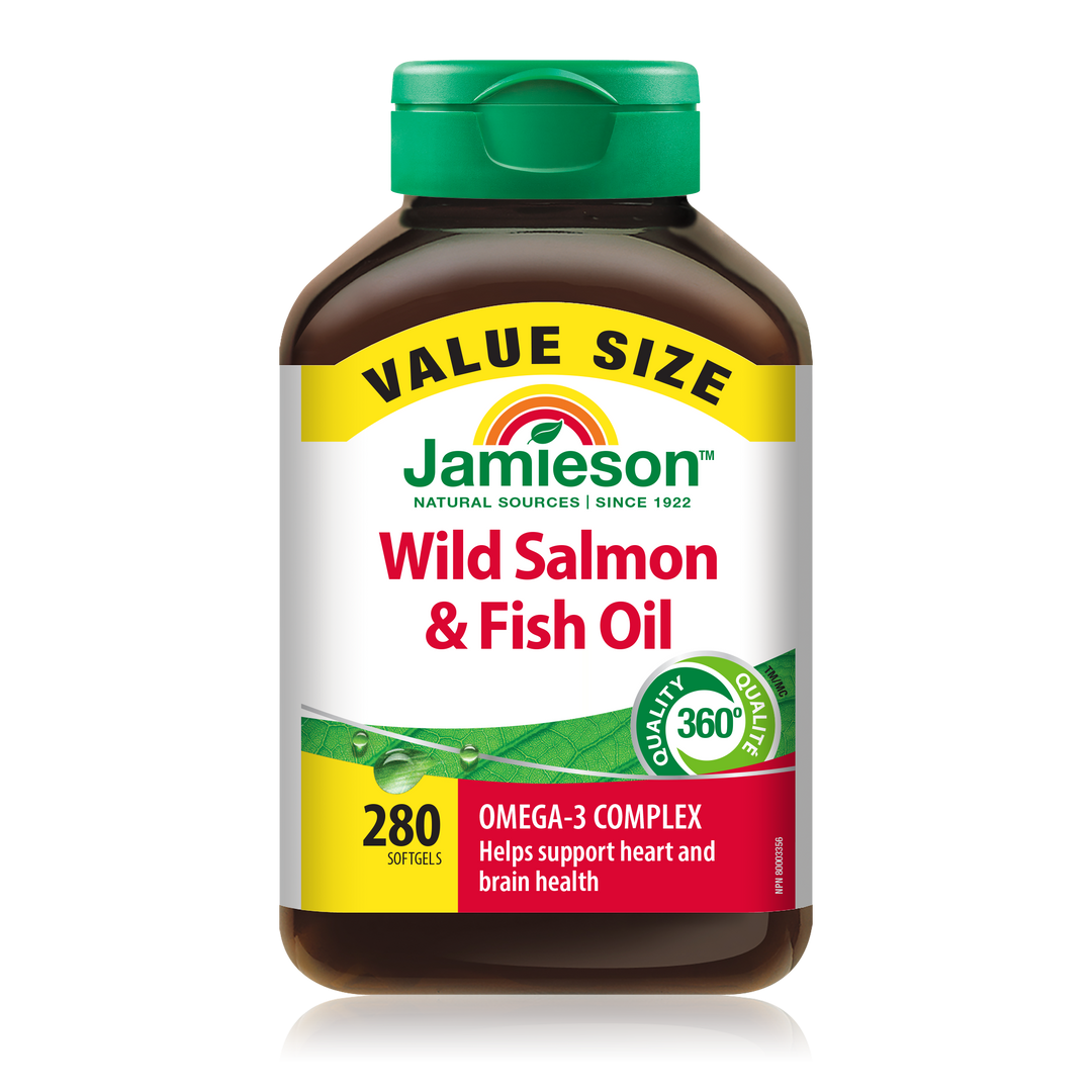 Omega-3 Complex | 1,000mg | Wild Salmon & Fish Oils – Jamieson Vitamins