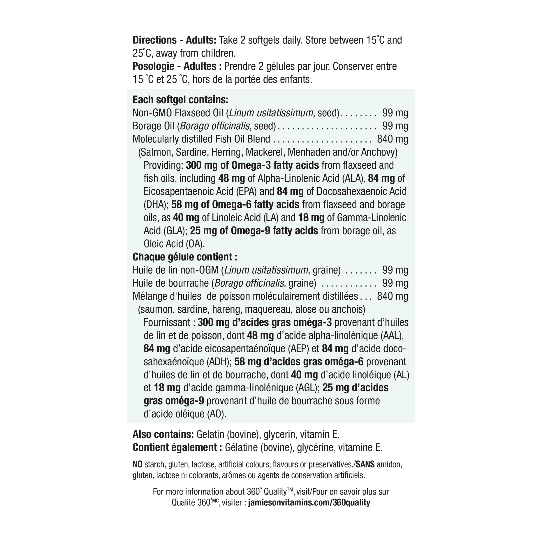 Omega 3-6-9, Promotes Heart and Cognitive Health | Shop Jamieson ...