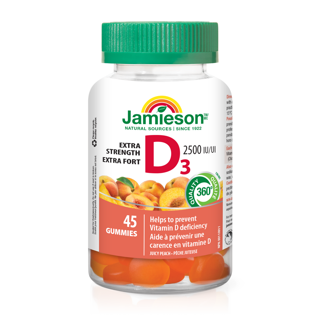 Vitamin D3 2,500 IU | Gummies – Jamieson Vitamins