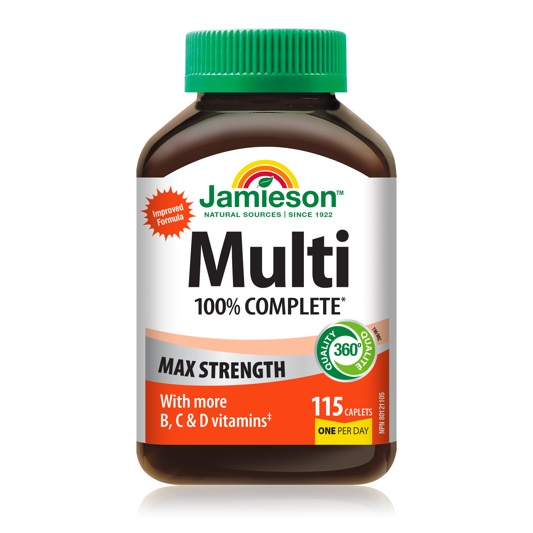 100% Complete Multi Max Strength – Jamieson Vitamins