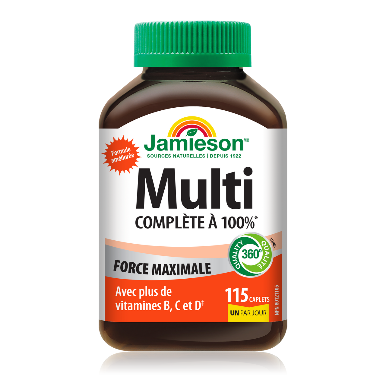 Jamieson 100% Complete Multi Max Strength | Daily Adult Multivitamin ...