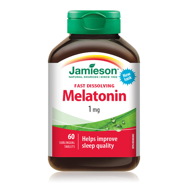 Melatonin 1 mg | Fast Dissolving – Jamieson Vitamins