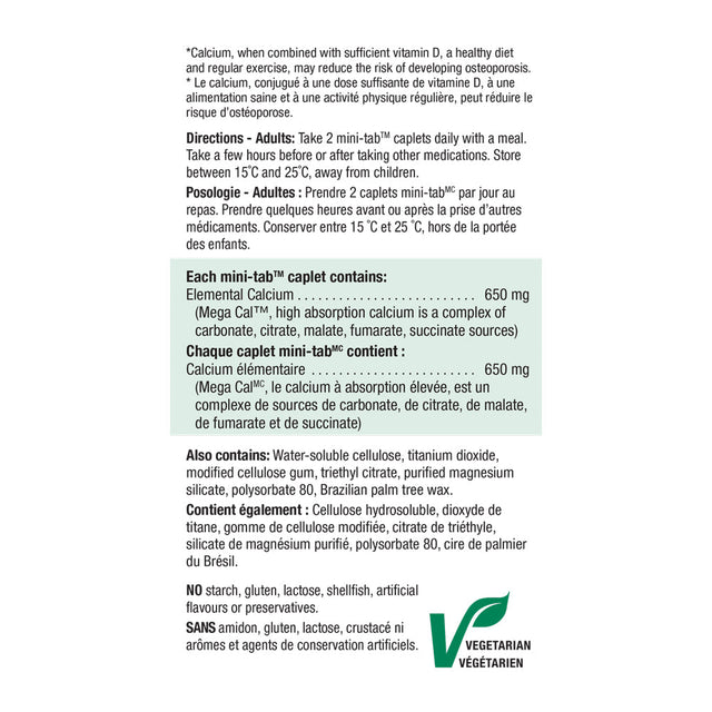 Mega Cal Calcium – Jamieson Vitamins