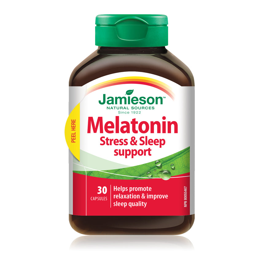 Melatonin Stress & Sleep Support – Jamieson Vitamins