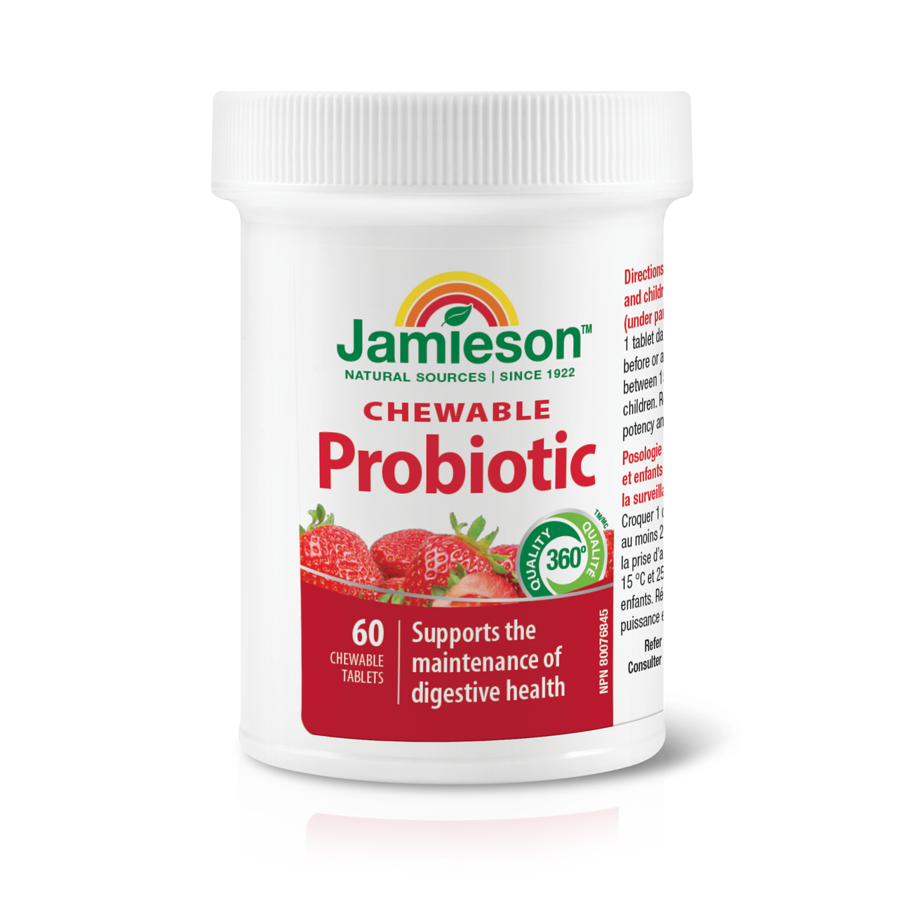 Chewable Probiotics: Natural Strawberry Flavour | Shop Jamieson ...