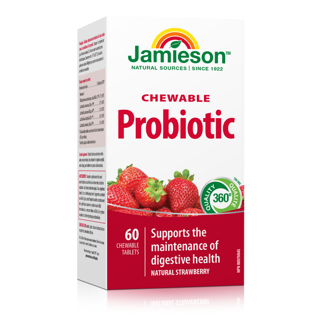 Chewable Probiotics: Natural Strawberry Flavour | Shop Jamieson ...