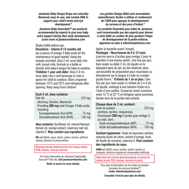 Baby Omega Drops – Jamieson Vitamins