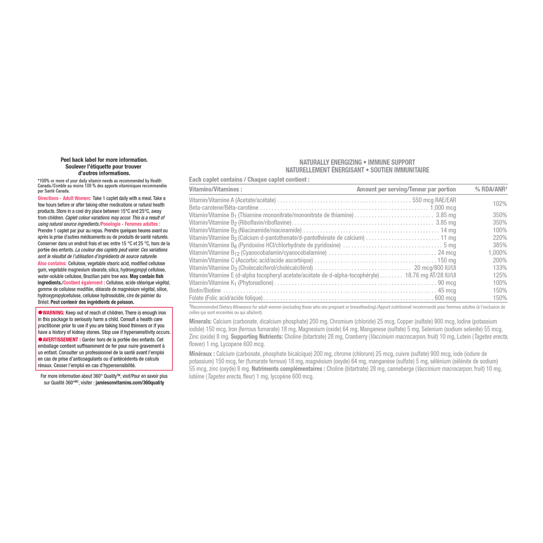 100% Complete Multi For Women – Jamieson Vitamins