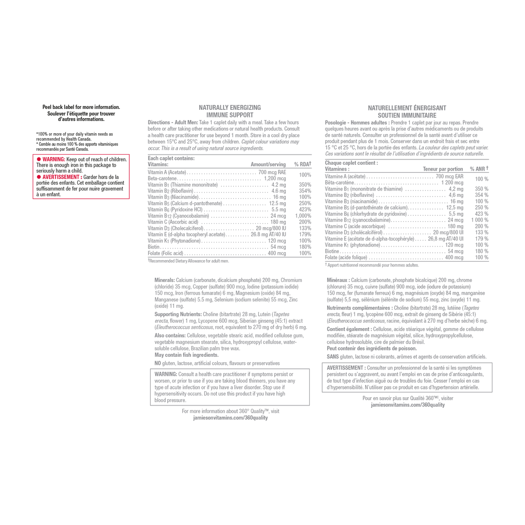 100% Complete Multi For Men – Jamieson Vitamins