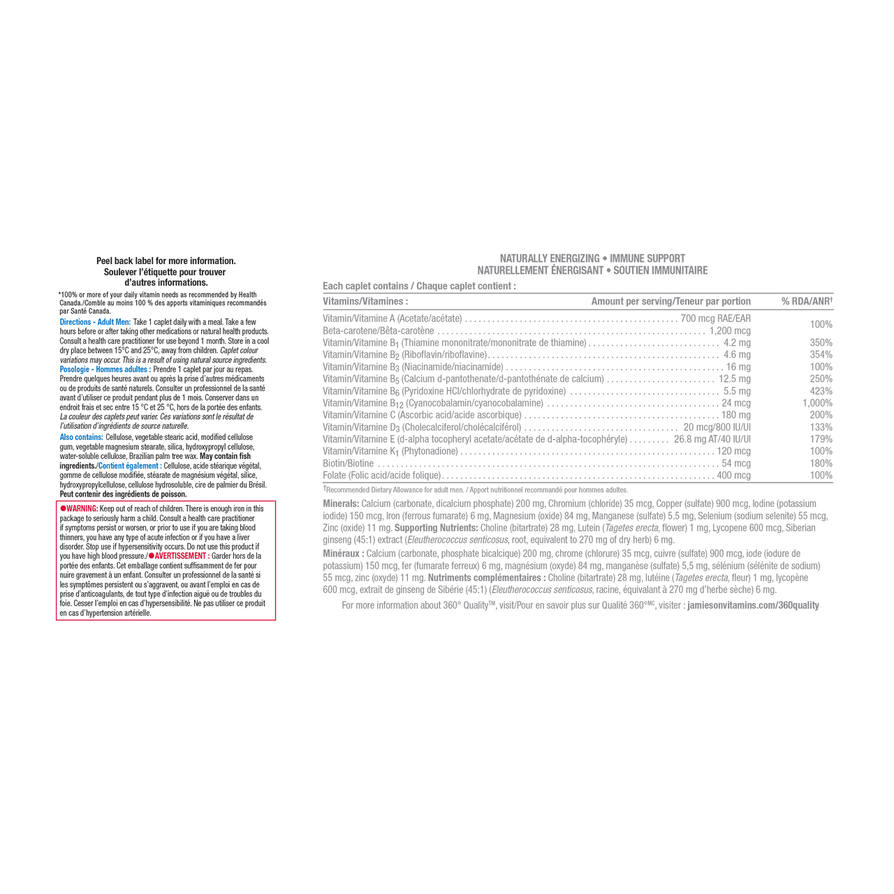 100% Complete Multi For Men – Jamieson Vitamins
