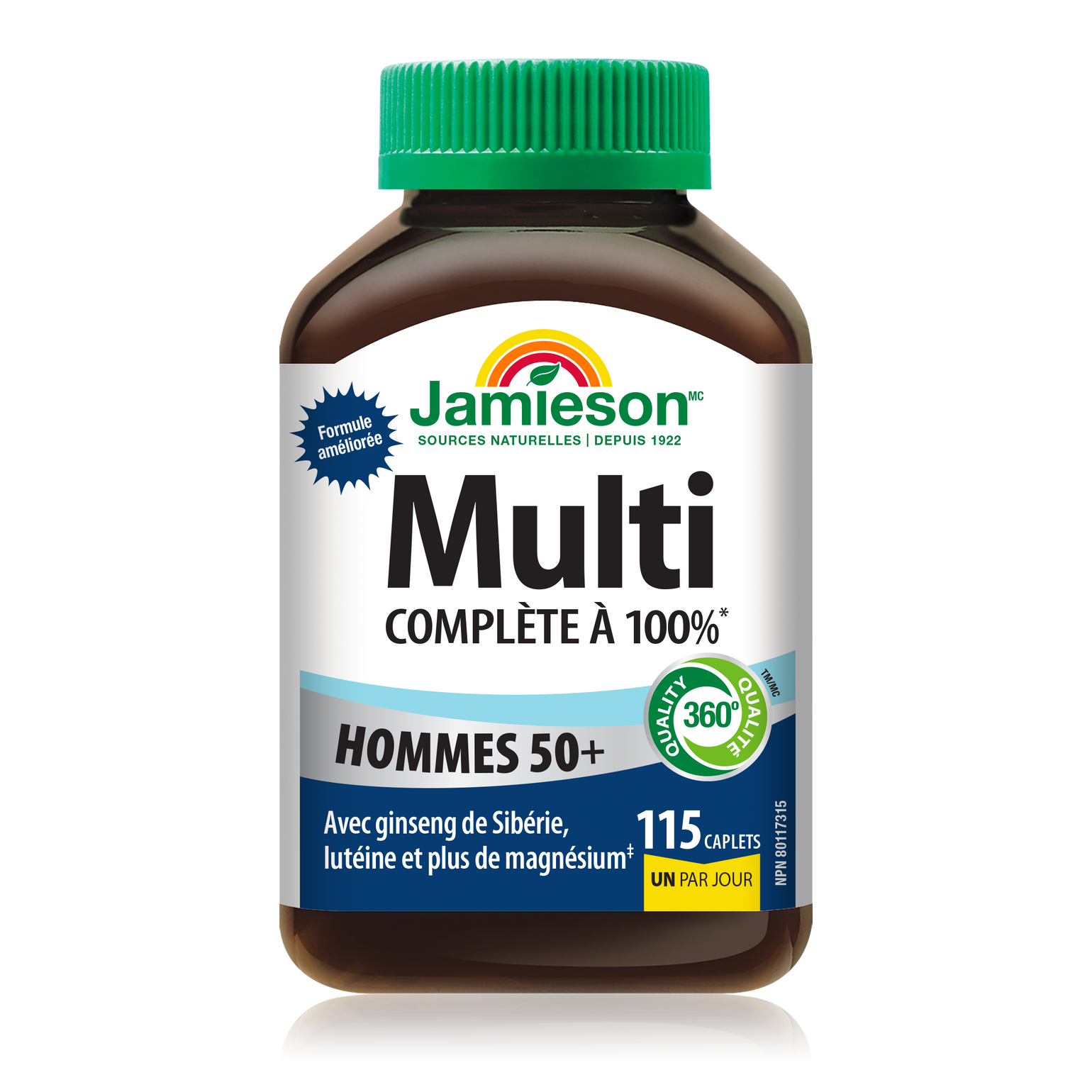 Jamieson 100% Complete Multi for Men 50+ | Daily Multivitamin ...