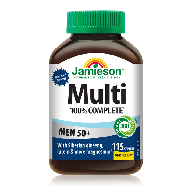 100% Complete Multi For Men 50+ – Jamieson Vitamins