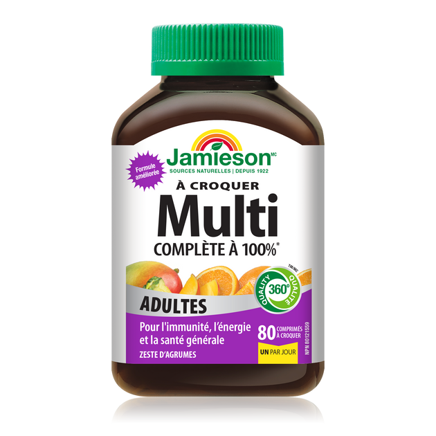 100% Complete Multi Chewable – Jamieson Vitamins