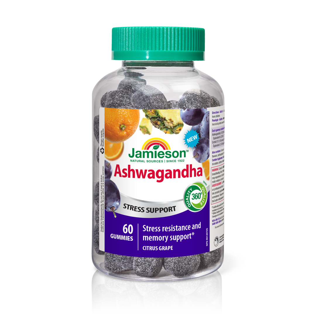 Ashwagandha Gummies for Stress & Energy | Jamieson Vitamins